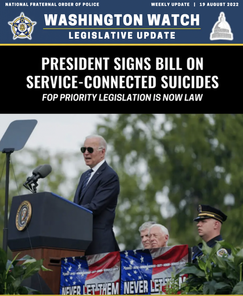 Washington Watch - Michigan FOP