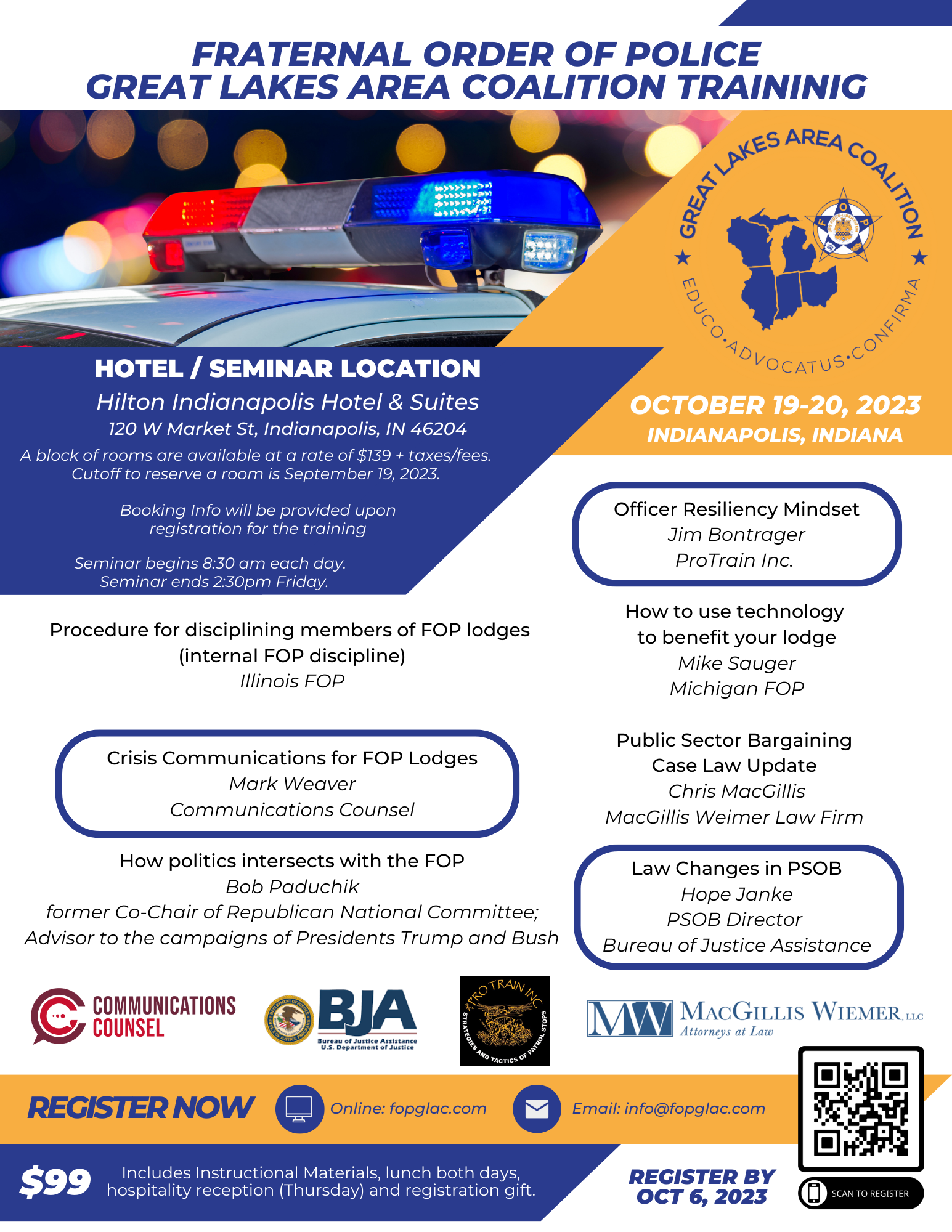 GLAC Labor, Leadership & Legislative Traininig - Michigan FOP