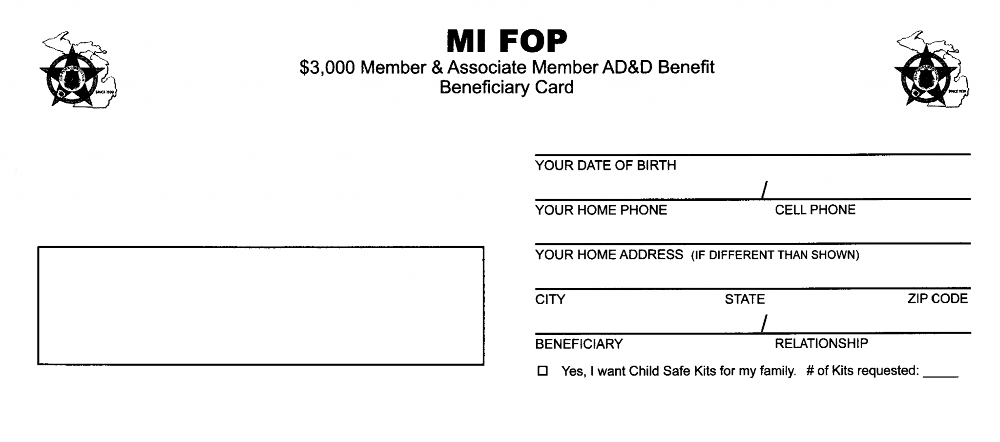 Insurance Letter - Michigan FOP